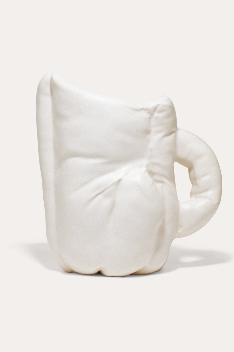 Puffy Large Jug In Matte White Completedworks