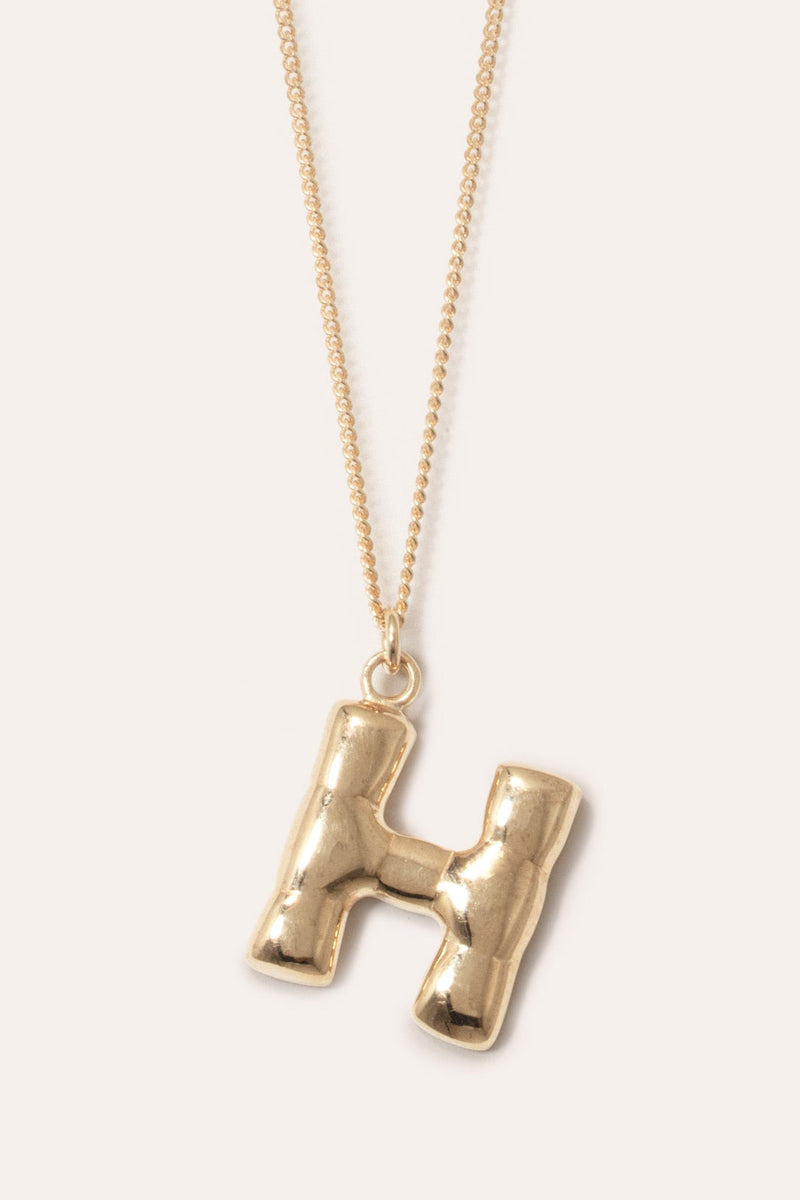 Initial Necklaces | Alphabet Jewellery | Letter H Necklace ...