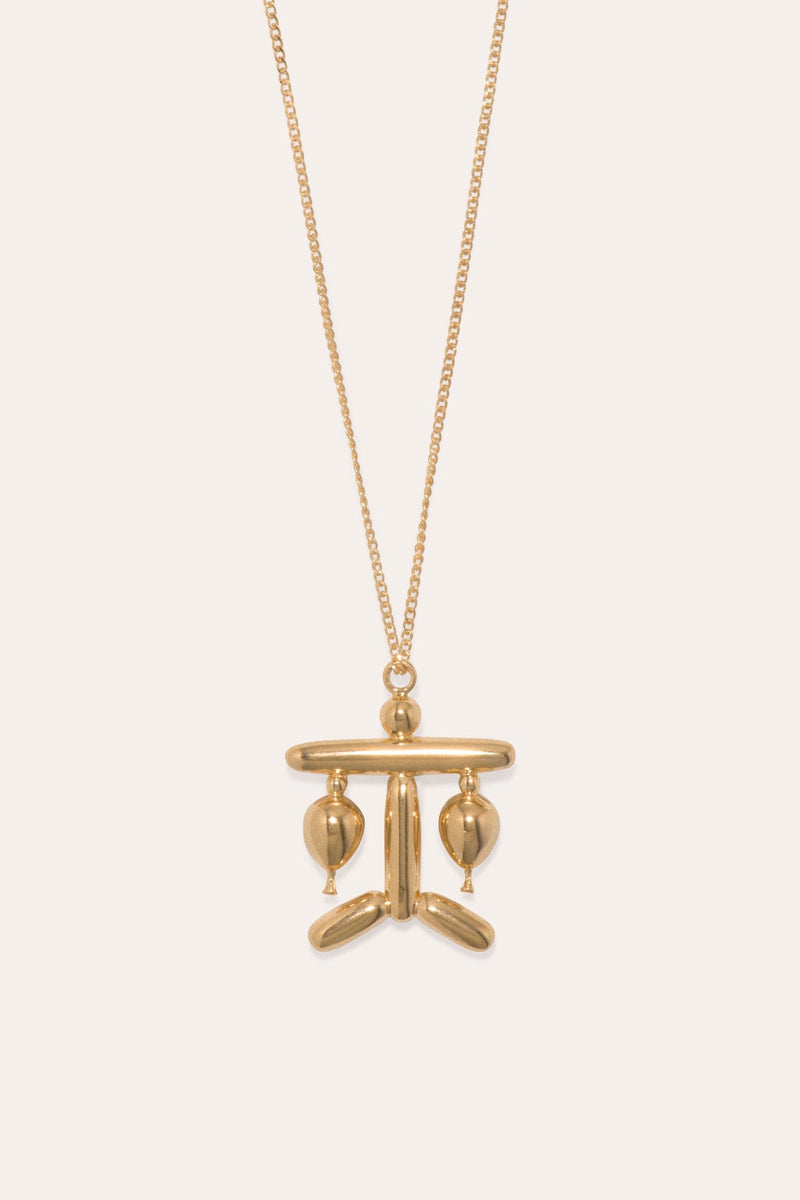 Classicworks™ Libra Zodiac Balloon - Gold Plated Pendant | Completedworks